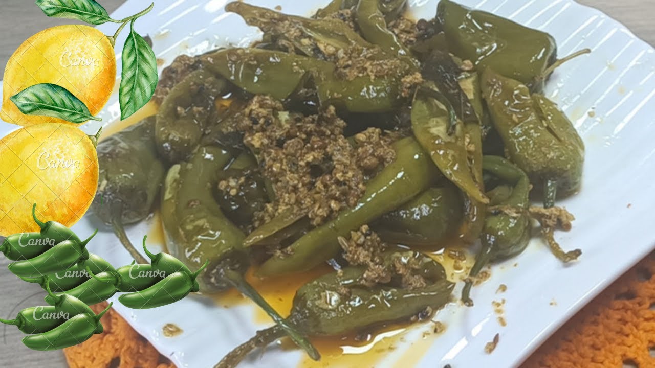 Dry chilli Recipe / Achari Hari Mirch Recipe - YouTube