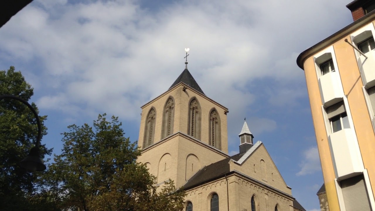 Köln (K) kath. Basilika St. Kunibert: Glocken 8-6 - YouTube