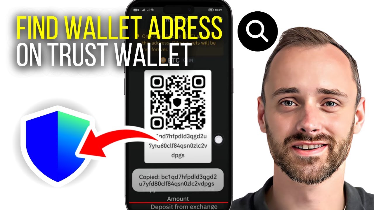 How To Find Wallet Address On Trust Wallet | Quick & Easy - YouTube