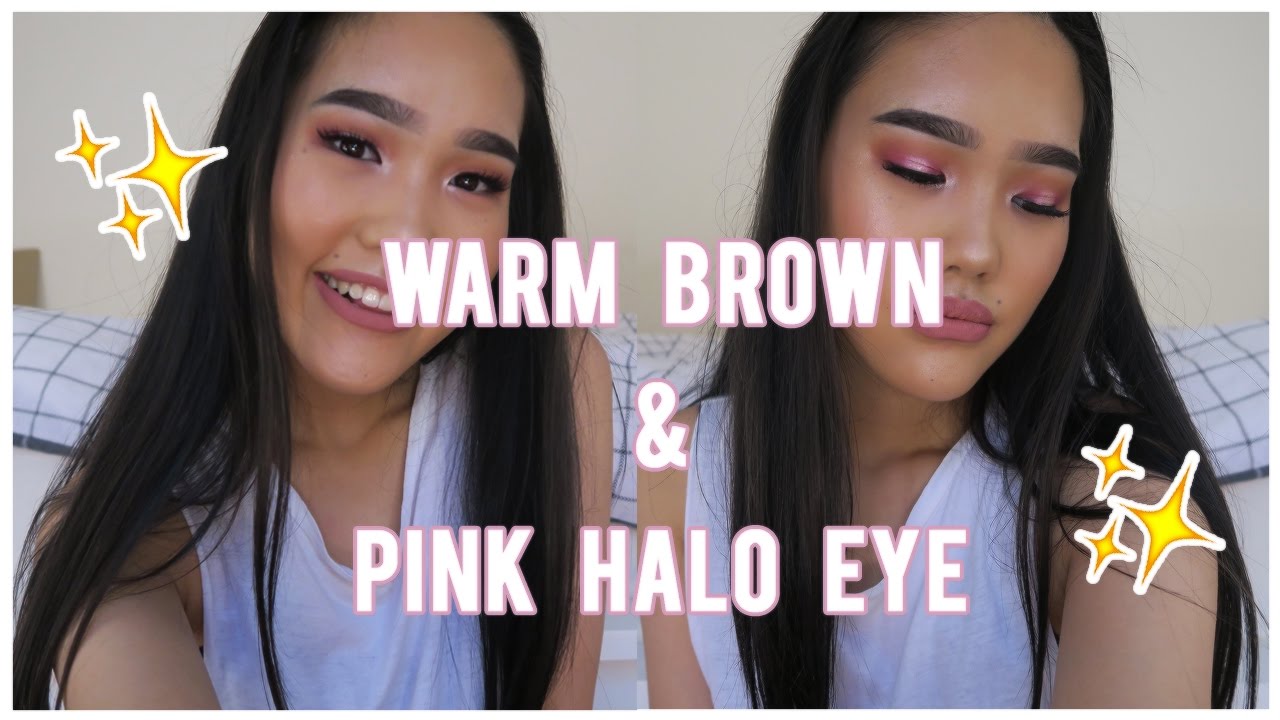 WARM BROWN + PINK HALO EYE TUTORIAL | Jennifer Lieu - YouTube