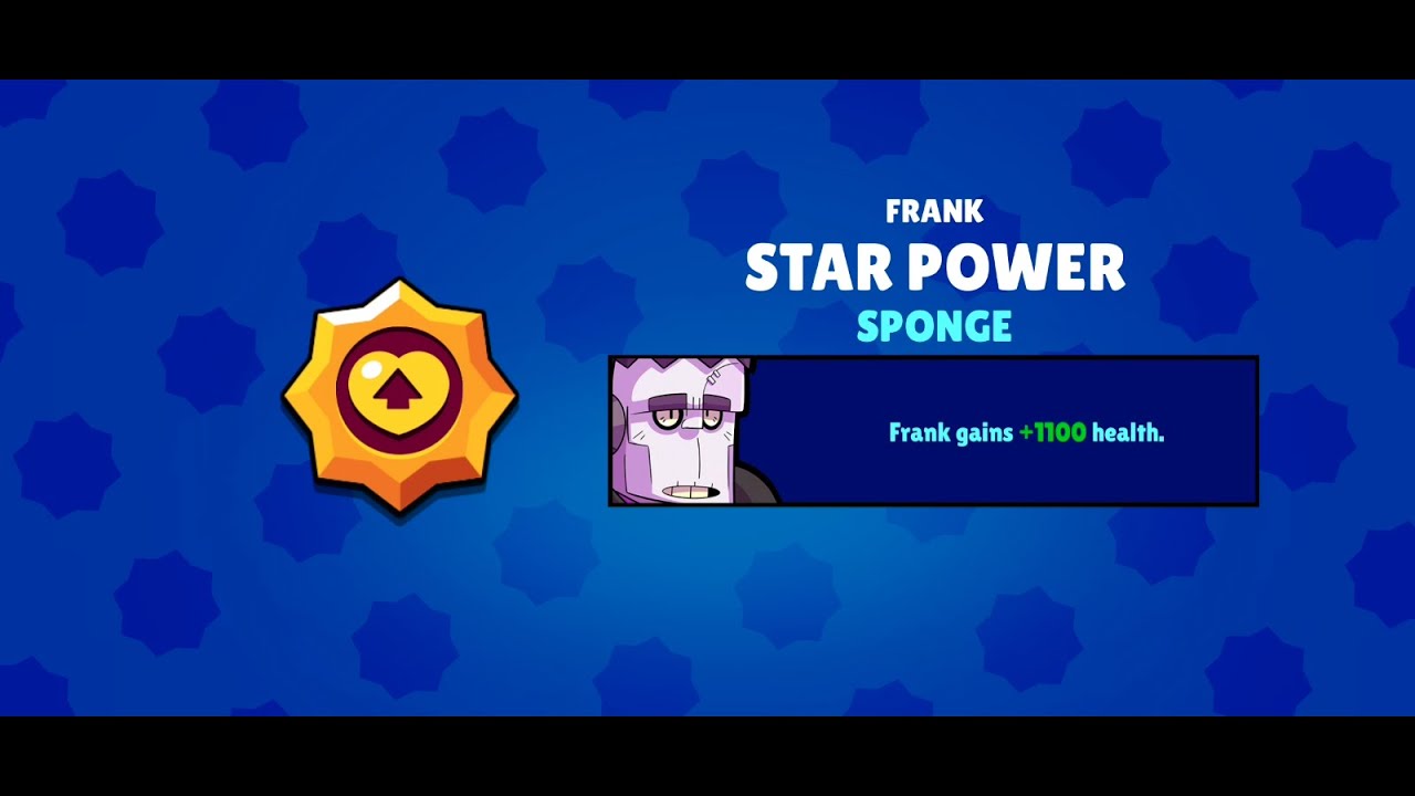 #brawlstars - Frank Star Power SPONGE - YouTube