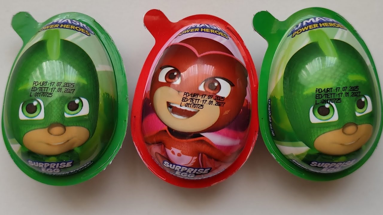 PJ Masks Mega Surprise Egg Unboxing – What’s Inside? - YouTube