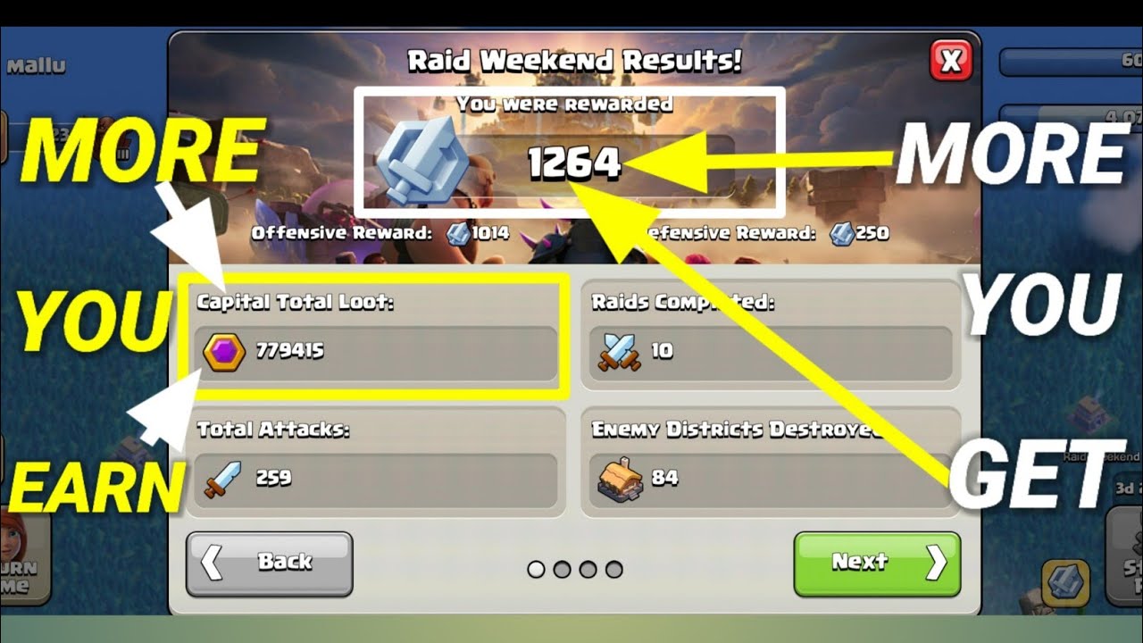 How to get chance to collect more Raid Medals in Clan Capital Raid ...