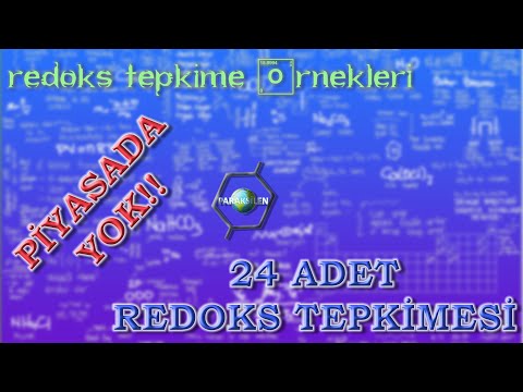 REDOKS Tepkimeleri - Örnek Sorular #paraksilenkimya