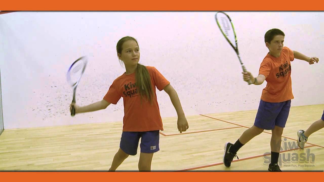 Kiwi Squash Big Nix Lesson 1 - Grip, Drive & Serve - YouTube