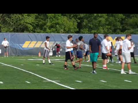 Kirk Callwood Jr West Virginia University Footbal Prospect Camp June ...