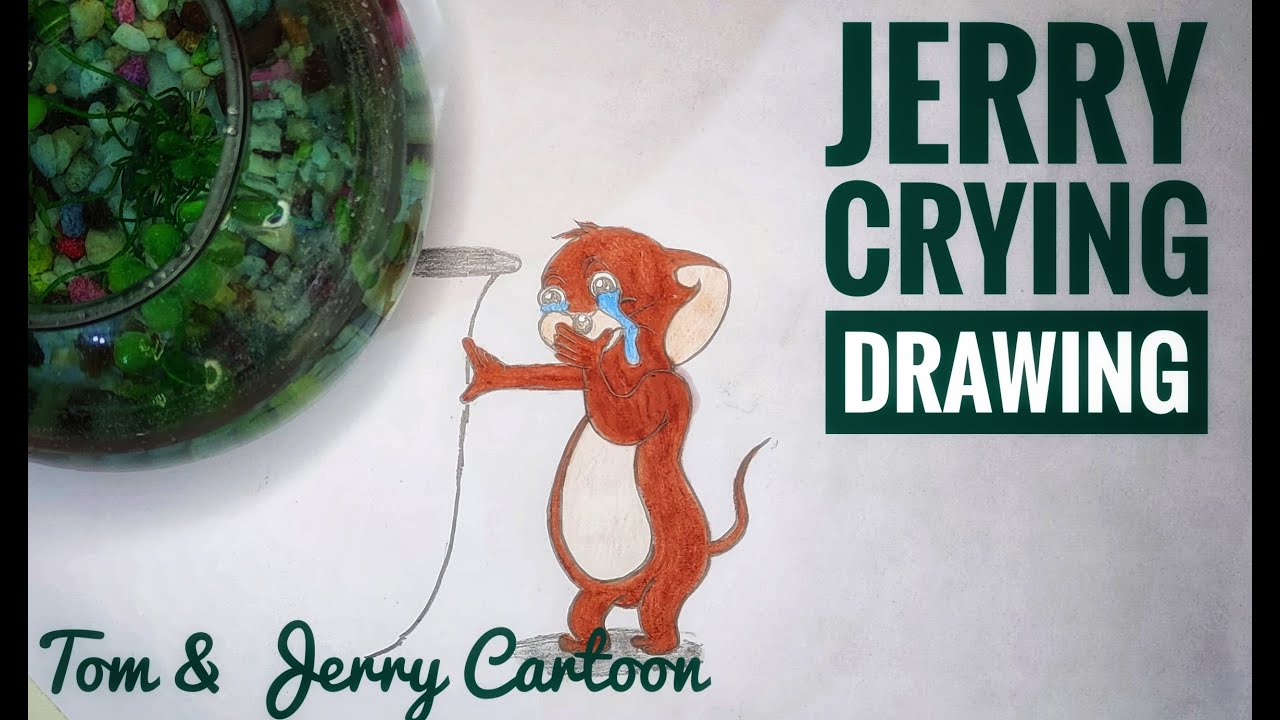 Tom & Jerry Cartoon Crying Meme Drawing | Tom & Jerry Cartoon Drawing ...