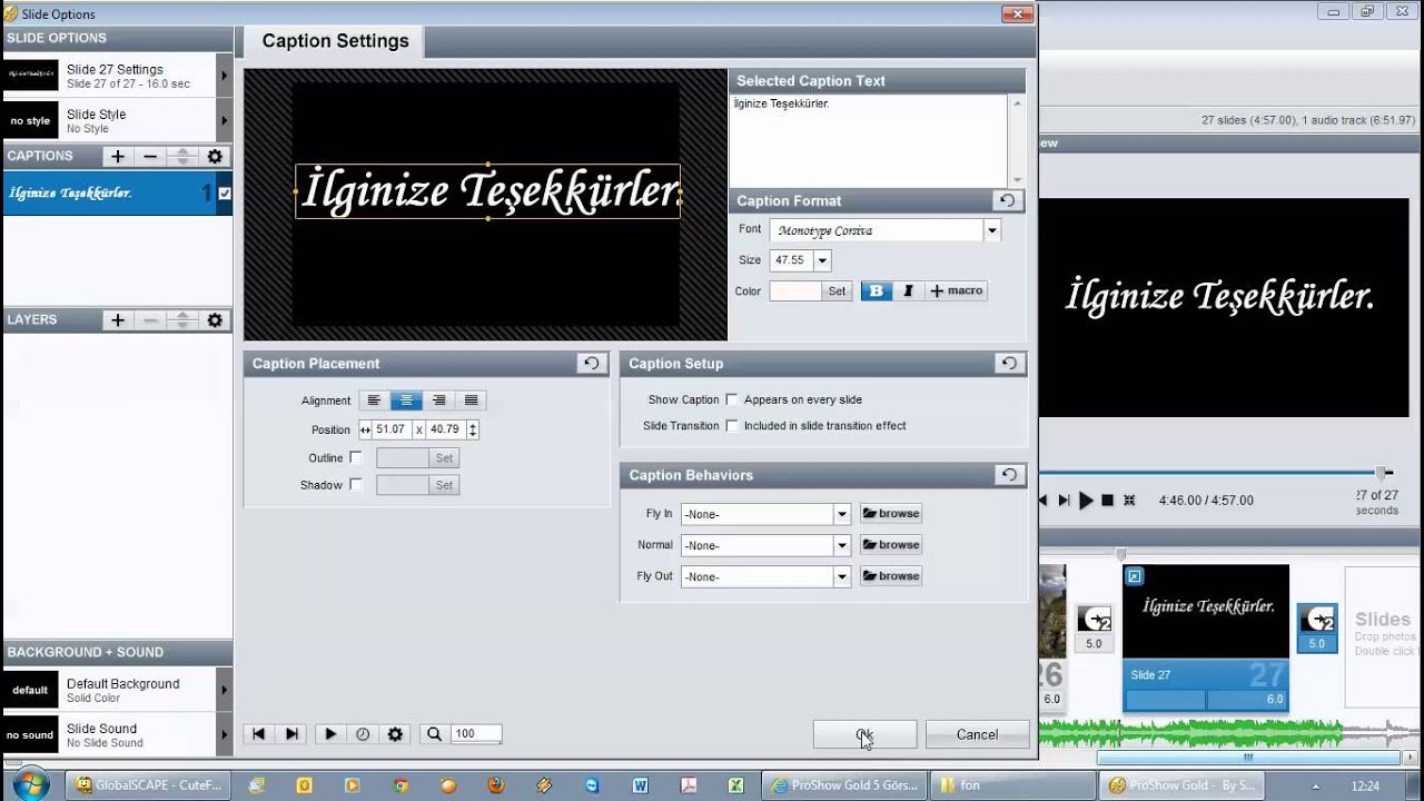 ProShow Gold 5 Ders 10 - Yeni Slayt ve Metin İşlemleri - YouTube