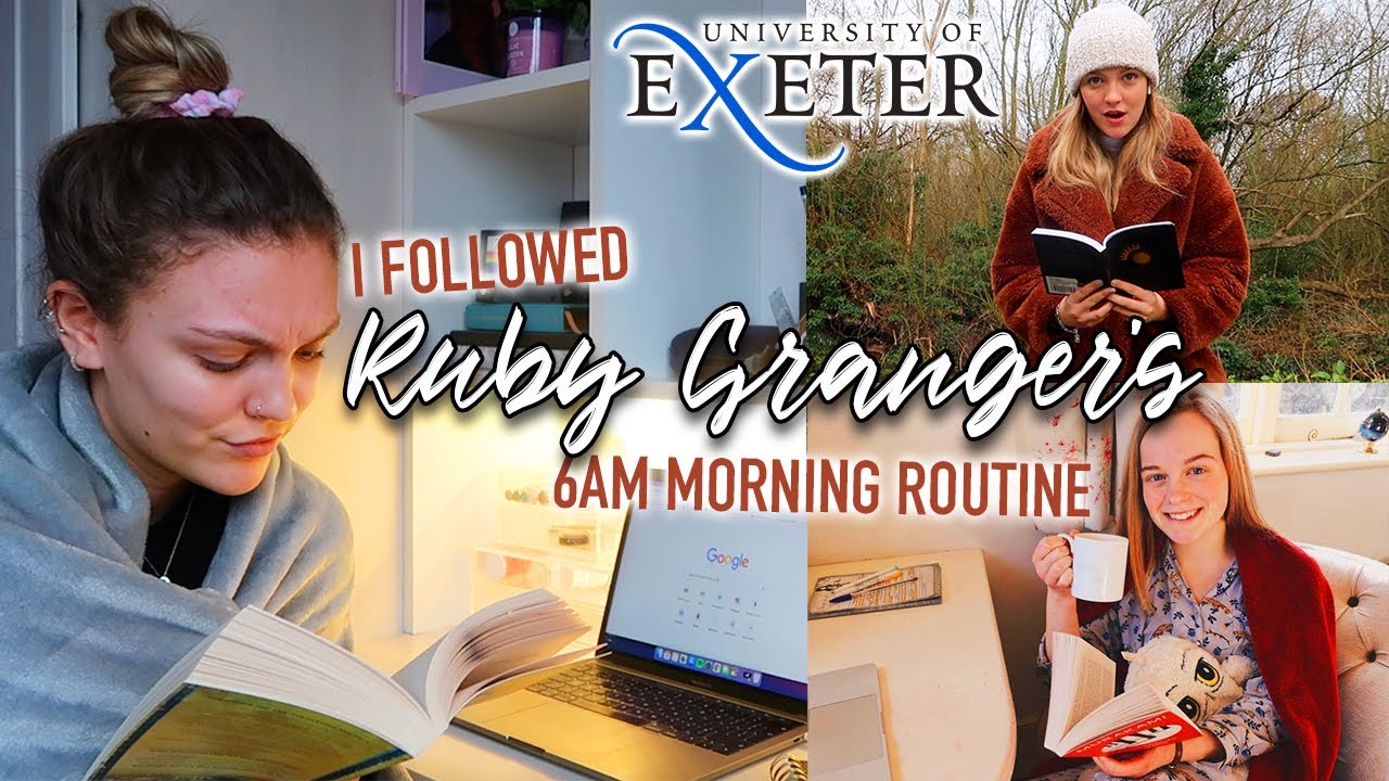 I FOLLOWED RUBY GRANGER'S 6AM PRODUCTIVE MORNING ROUTINE! - YouTube