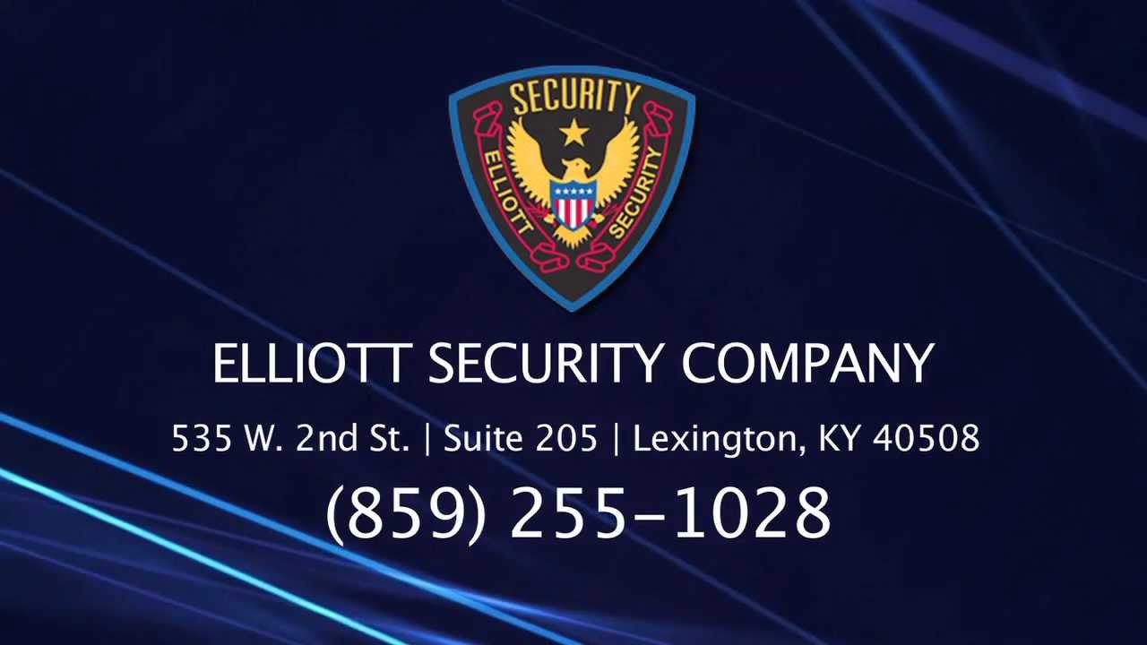 Elliott Security Company - YouTube