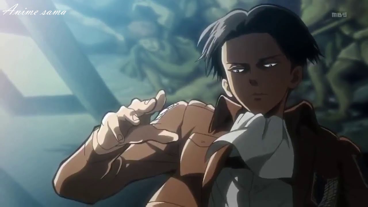 Levi Ackerman beats Eren - YouTube