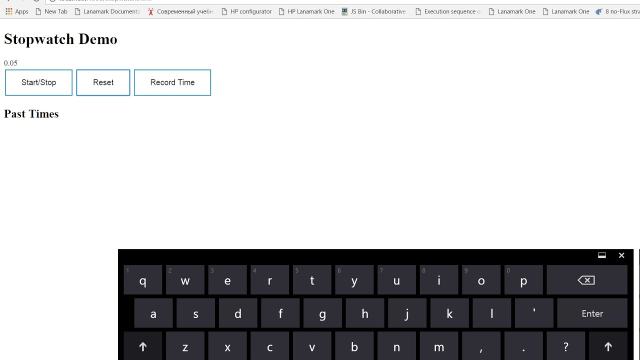 Assignment 1 - Stopwatch Demo - YouTube