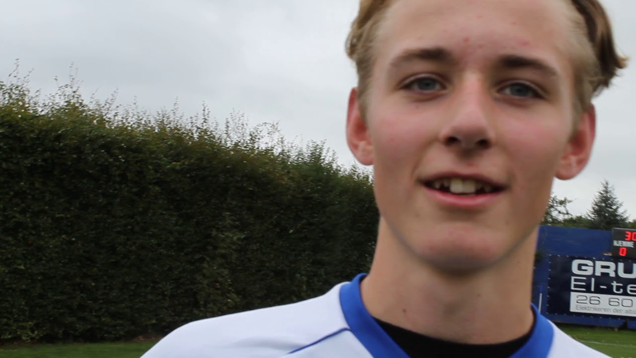 Pauseinterview med tomålsskytten Christian Vestergaard - YouTube