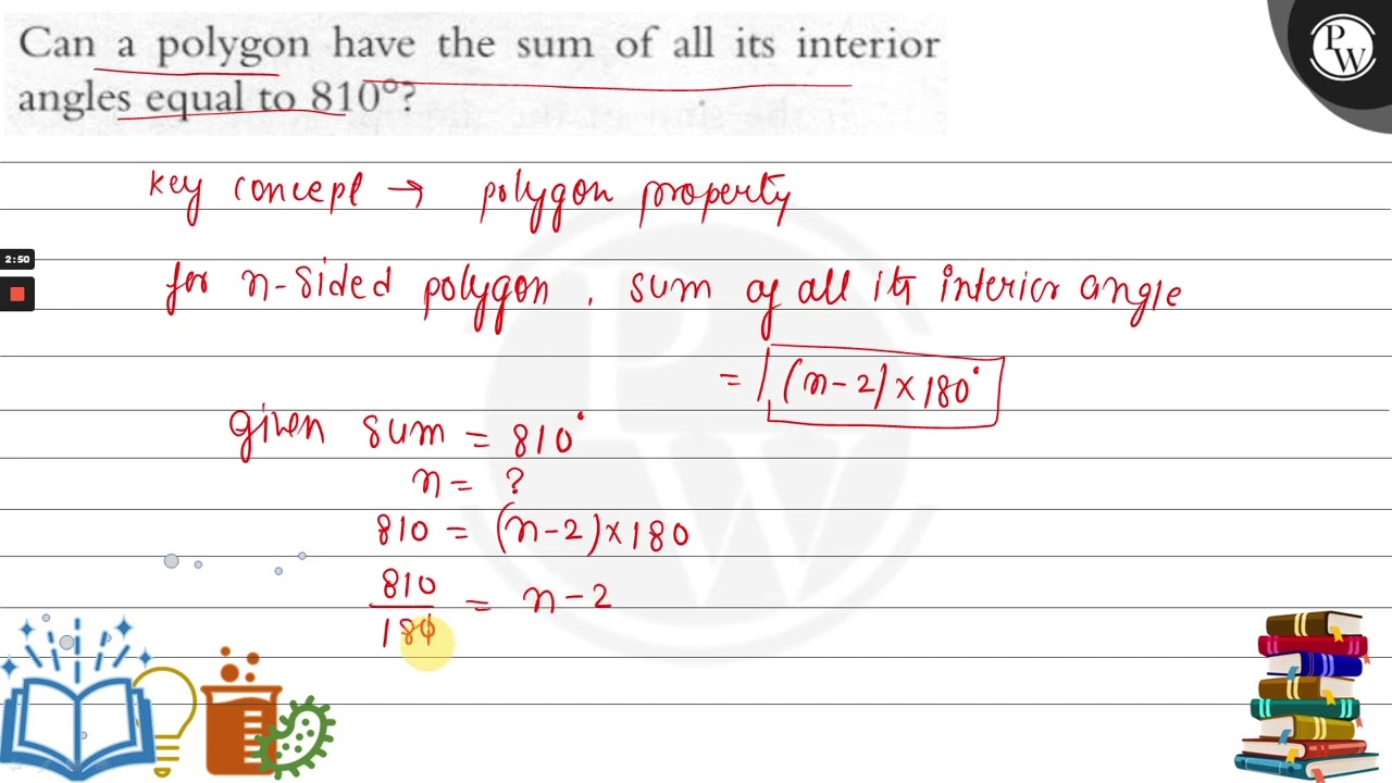 Can A Polygon Have The Sum Of All Its Interior Angles Equal To 810 circ YouTube Can A Polygon Have The Sum Of All Its Interior Angles Equal To 810 circ YouTube