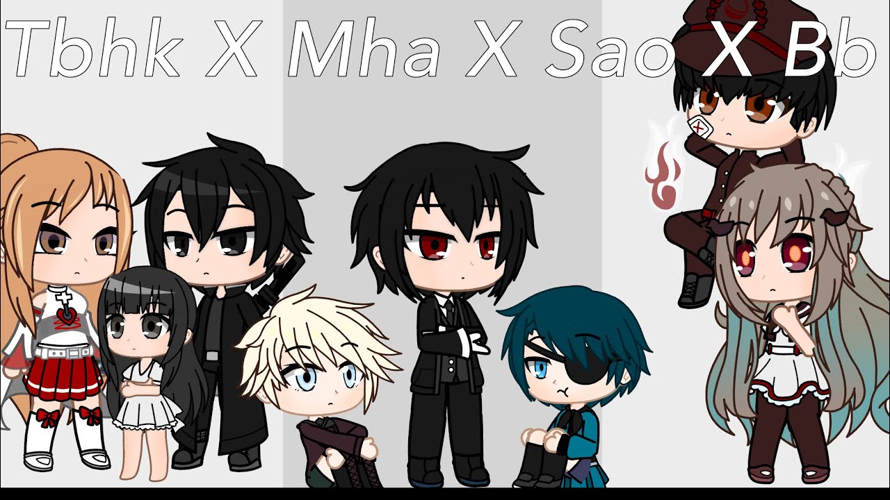 ANIME CROSSOVER EPISODE 1 (Tbhk X Mha X Bb X Sao) - YouTube