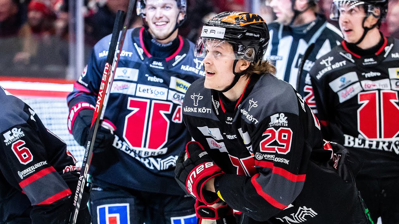 Leo Carlsson hittar Milton Oscarson som sätter 2-0-pucken mot ...