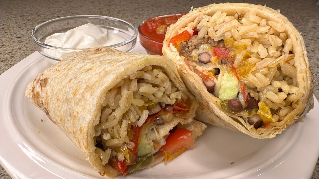 How To Make a Burrito |Tasty and Filling - YouTube
