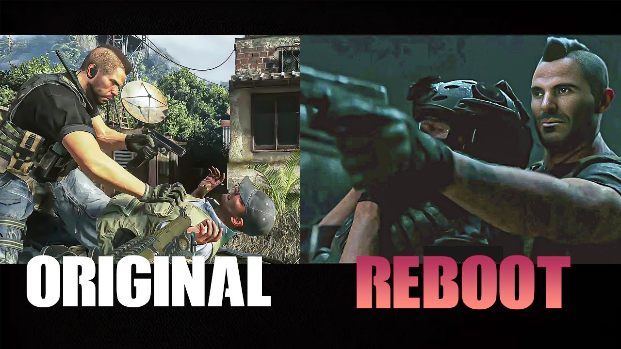SOAP BRUTAL COMPARISON ORIGINAL VS REBOOT | CALL OF DUTY MODERN WARFARE ...