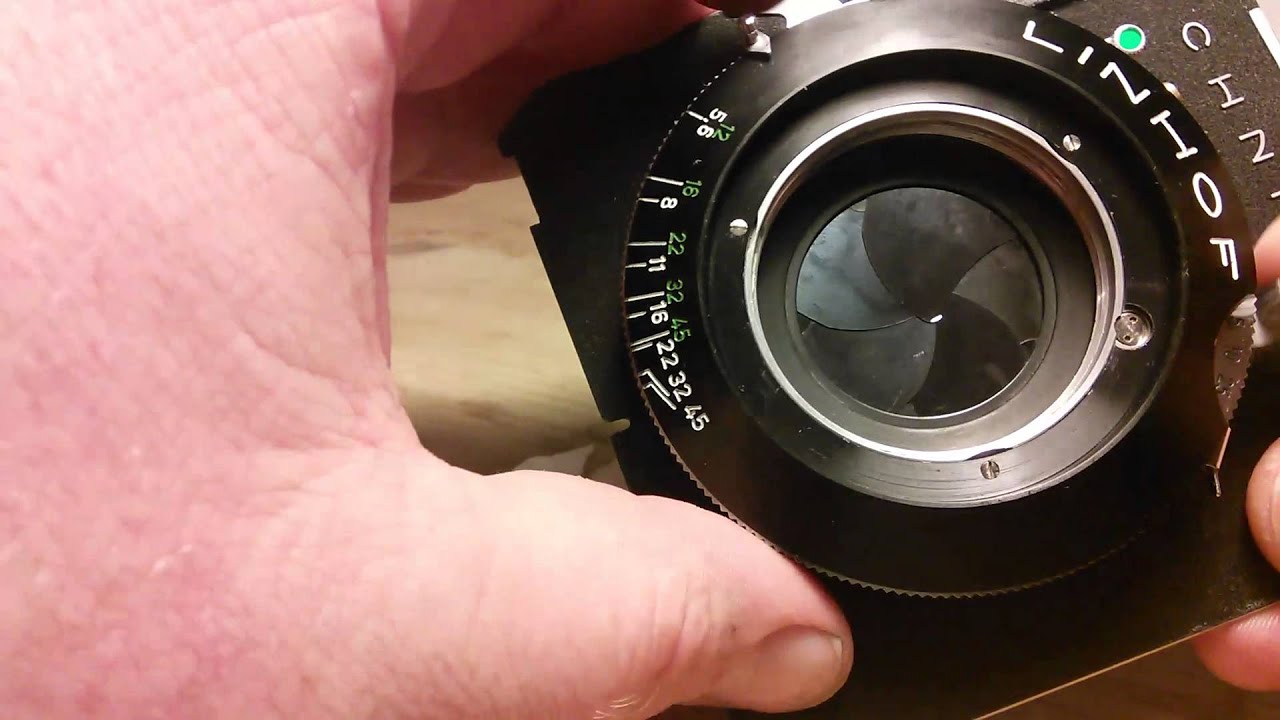 Synchro Compur shutter speed test - YouTube