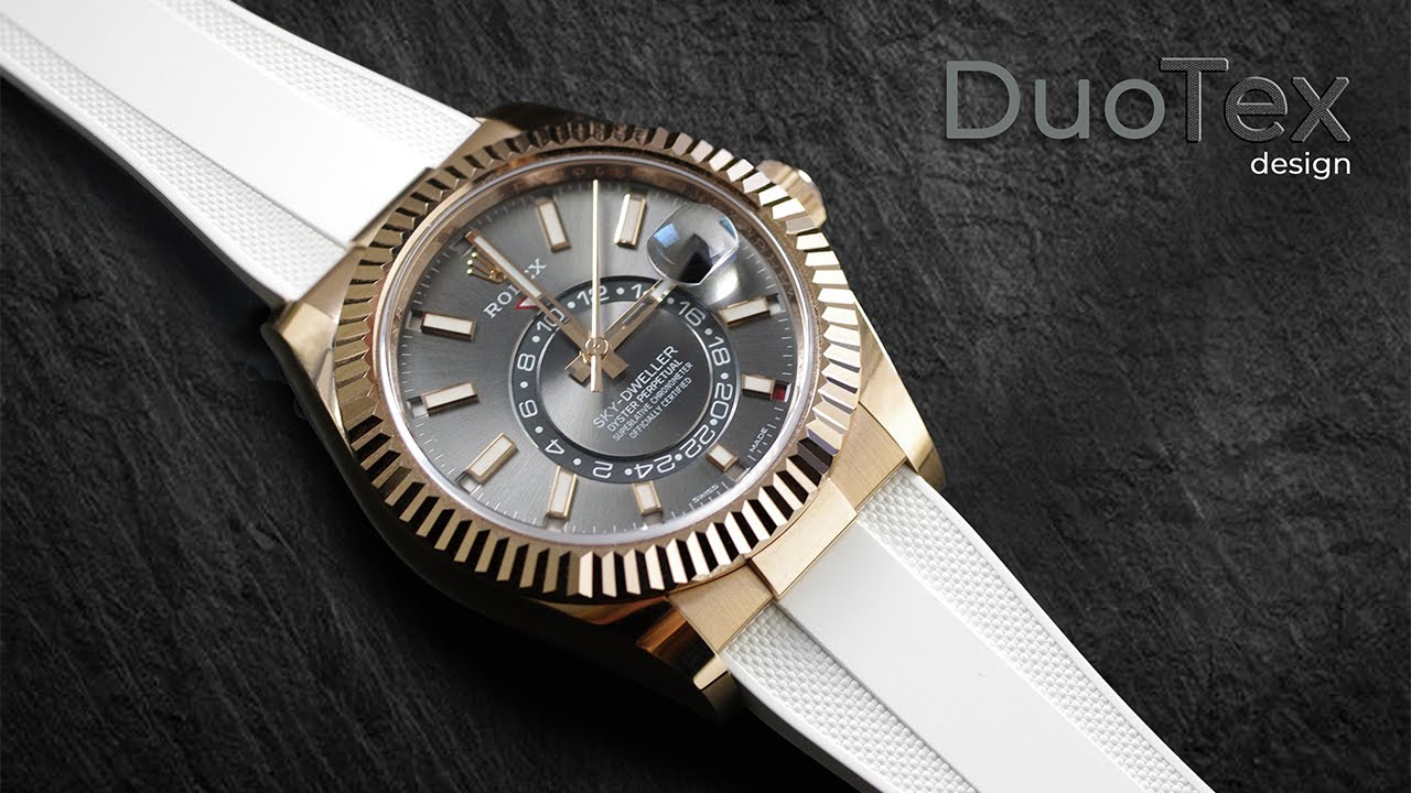 Discover the Rubber B Sky-Dweller Collection - Exclusive Straps for ...