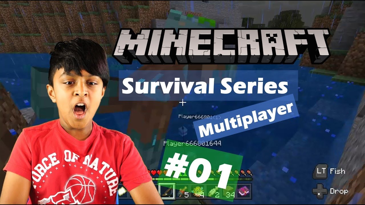 Minecraft 4 Player Survival Series 01 - YouTube
