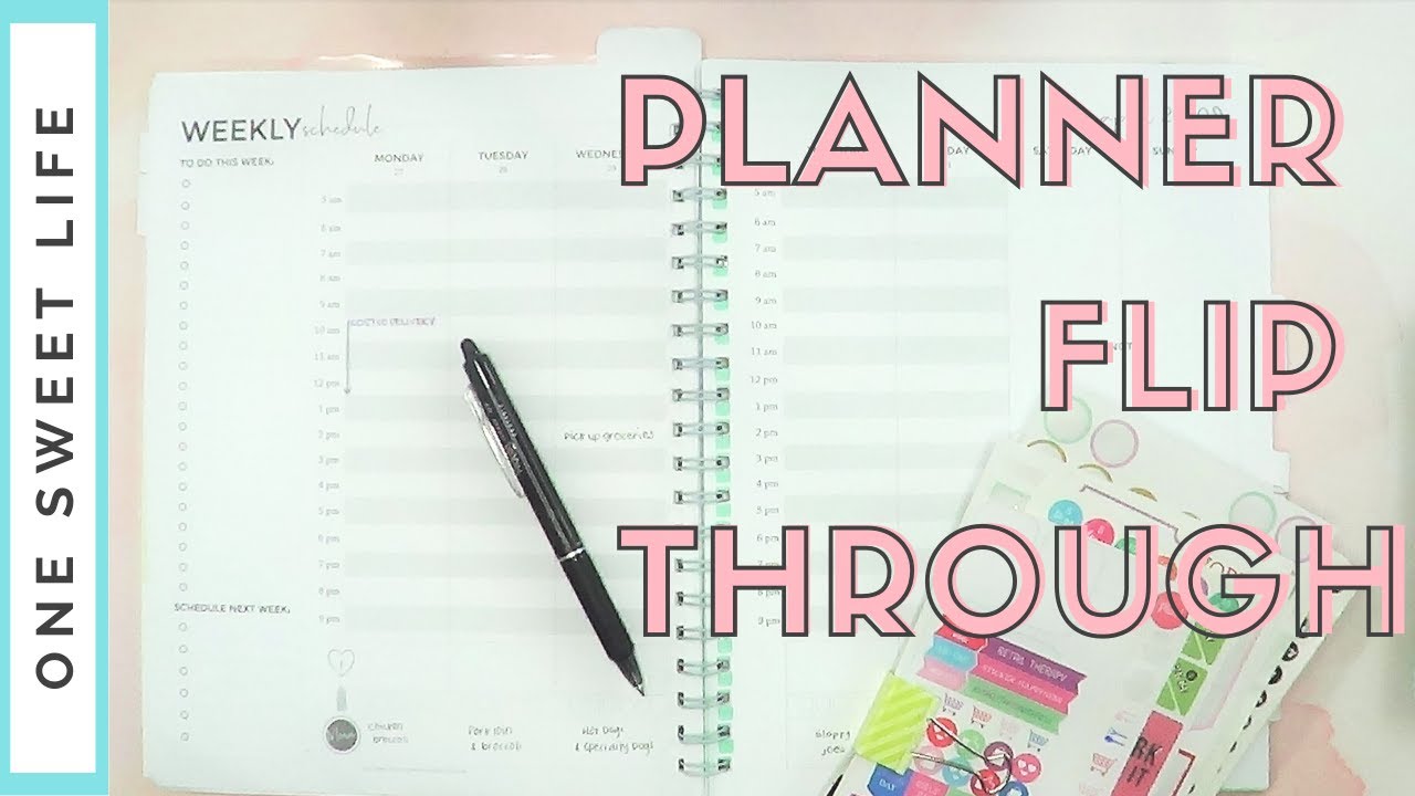 Set Up A New Planner | Planner Flip Through Q3 and Q4 2020 - YouTube