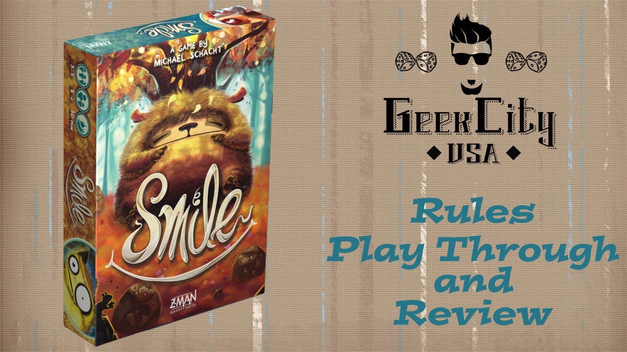 Smile - Rules, Play Through, and Review - YouTube