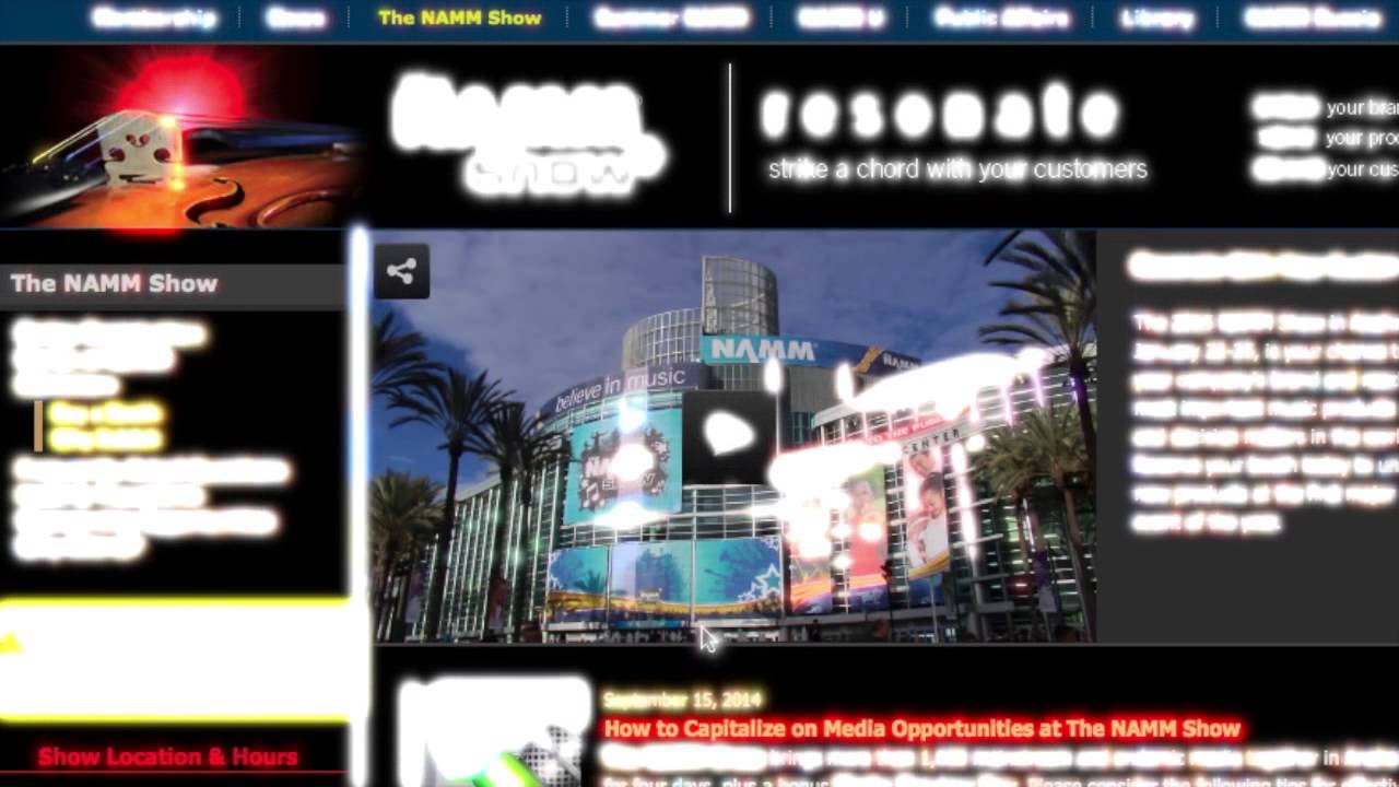 Plan Your 2015 NAMM Show: Badge Registration and Travel - YouTube