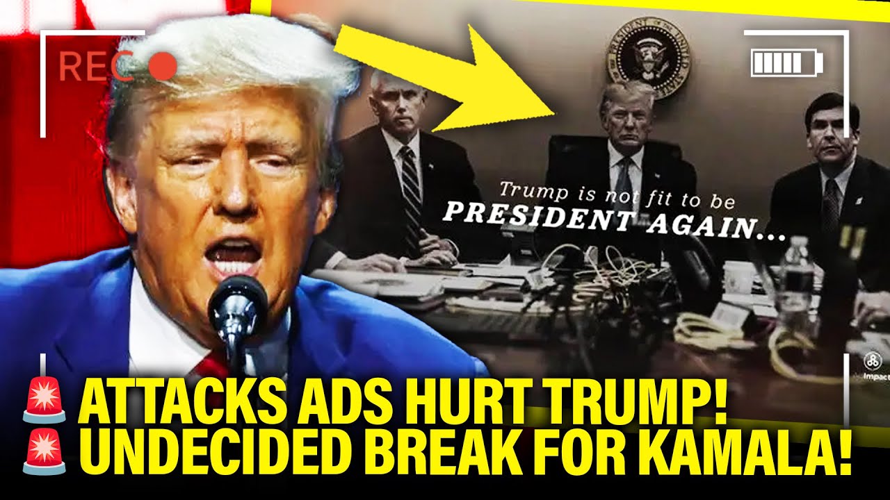 Trump Gets BAD NEWS as Attack Ads MOVE Undecided Voters - YouTube