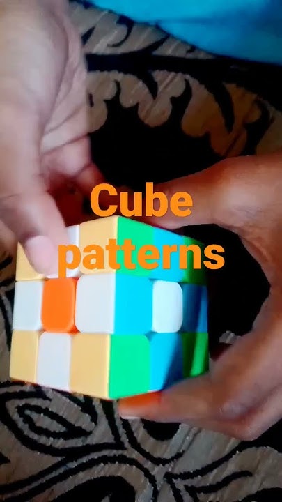 making cube patterns - YouTube