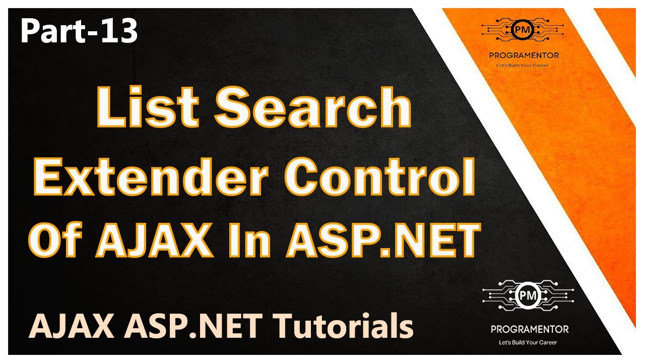 13 | List Search Extender Control Of AJAX In ASP.NET | AJAX ASP.NET ...
