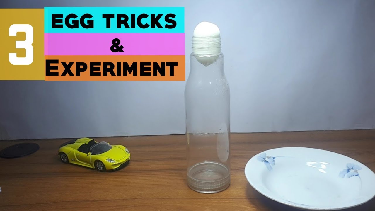 Top 3 Egg tricks and science experiments - YouTube
