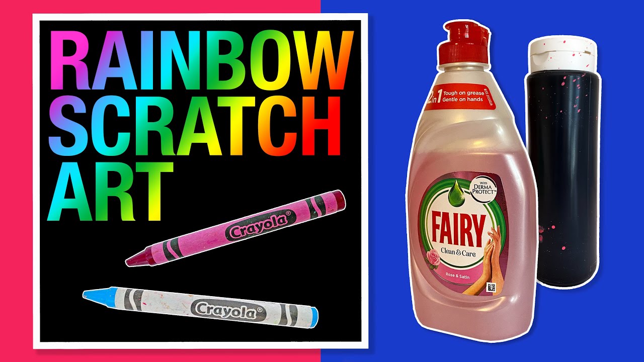 Art Lesson Online: How to make homemade rainbow scratch art. Perfect ...