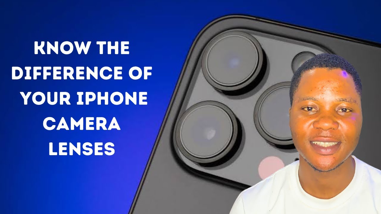 The iPhone camera lens differences - YouTube