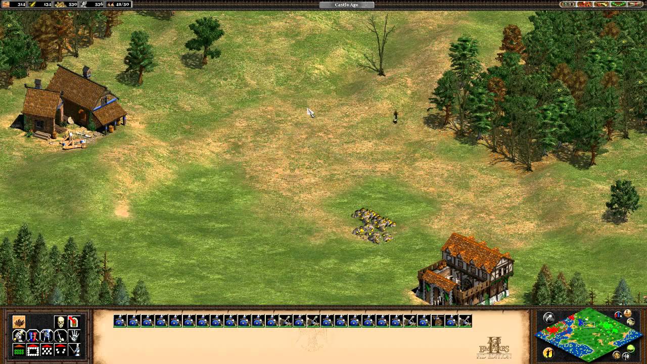 AOE2 slavics verse huns and goths - 4 / 4 - YouTube