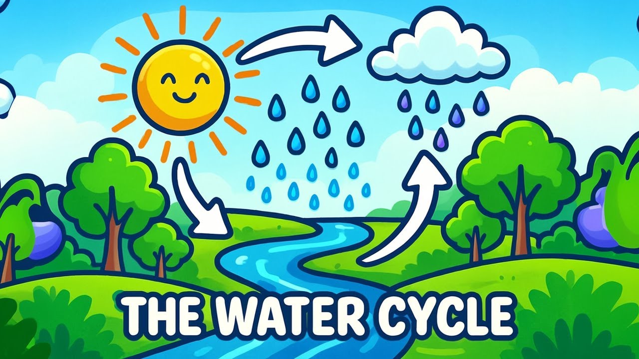 The WATER CYCLE Adventure! 💧 Fun Science Explained for Kids - YouTube