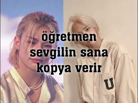 Öğretmen sevgilin sana kopya verir hwang hyunjin ile hayal et ~Smut🔥