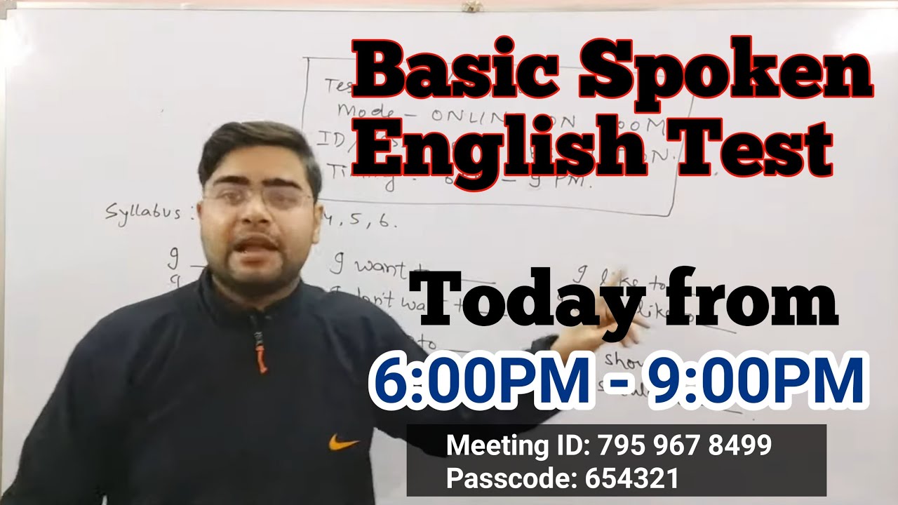 Spoken English Rest Online Today On Navya Educator | Learn - YouTube