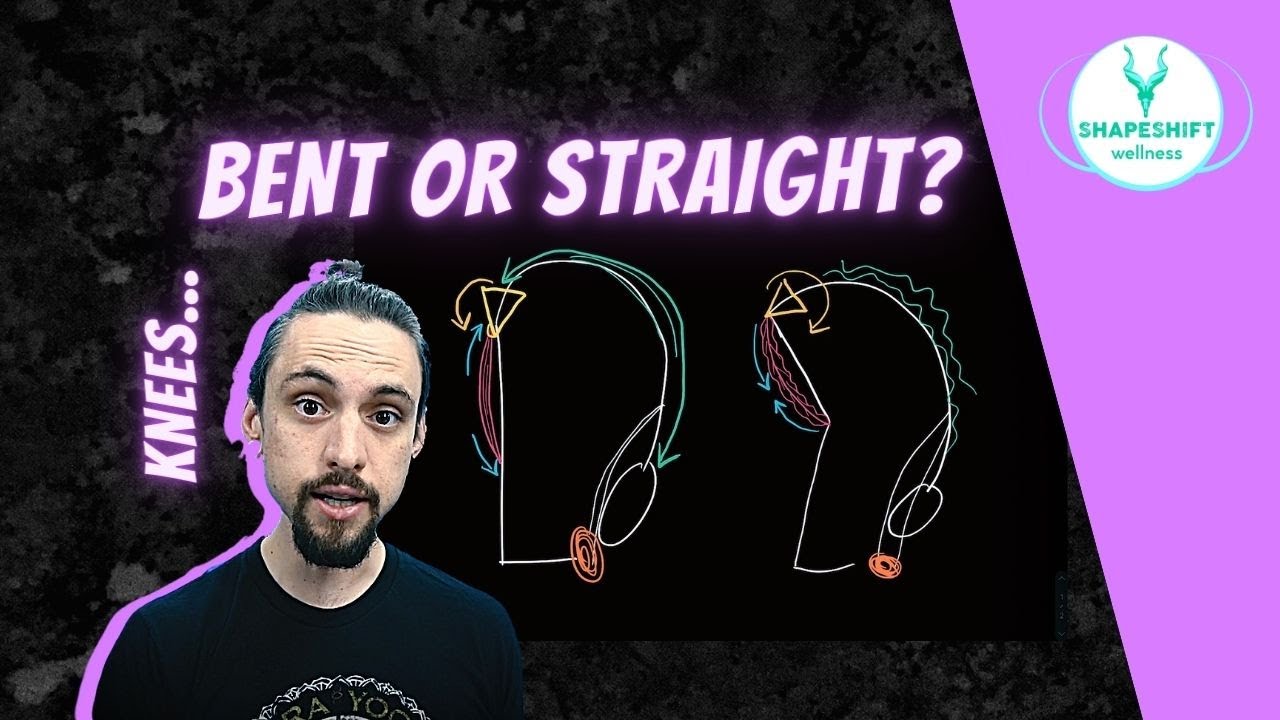 KNEES BENT OR STRAIGHT IN FORWARD FOLD? Uttanasana (Yoga Anatomy Lesson ...