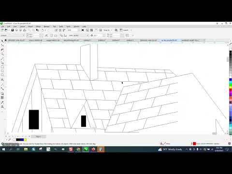 Corel Draw Tips & Tricks Touch up this drawing of a House - YouTube