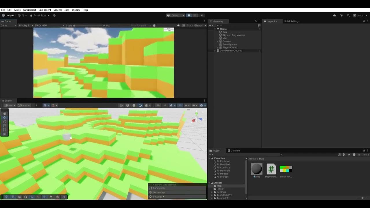 unity 3d perlin noise voxel map generator (only 1 chunk) - YouTube