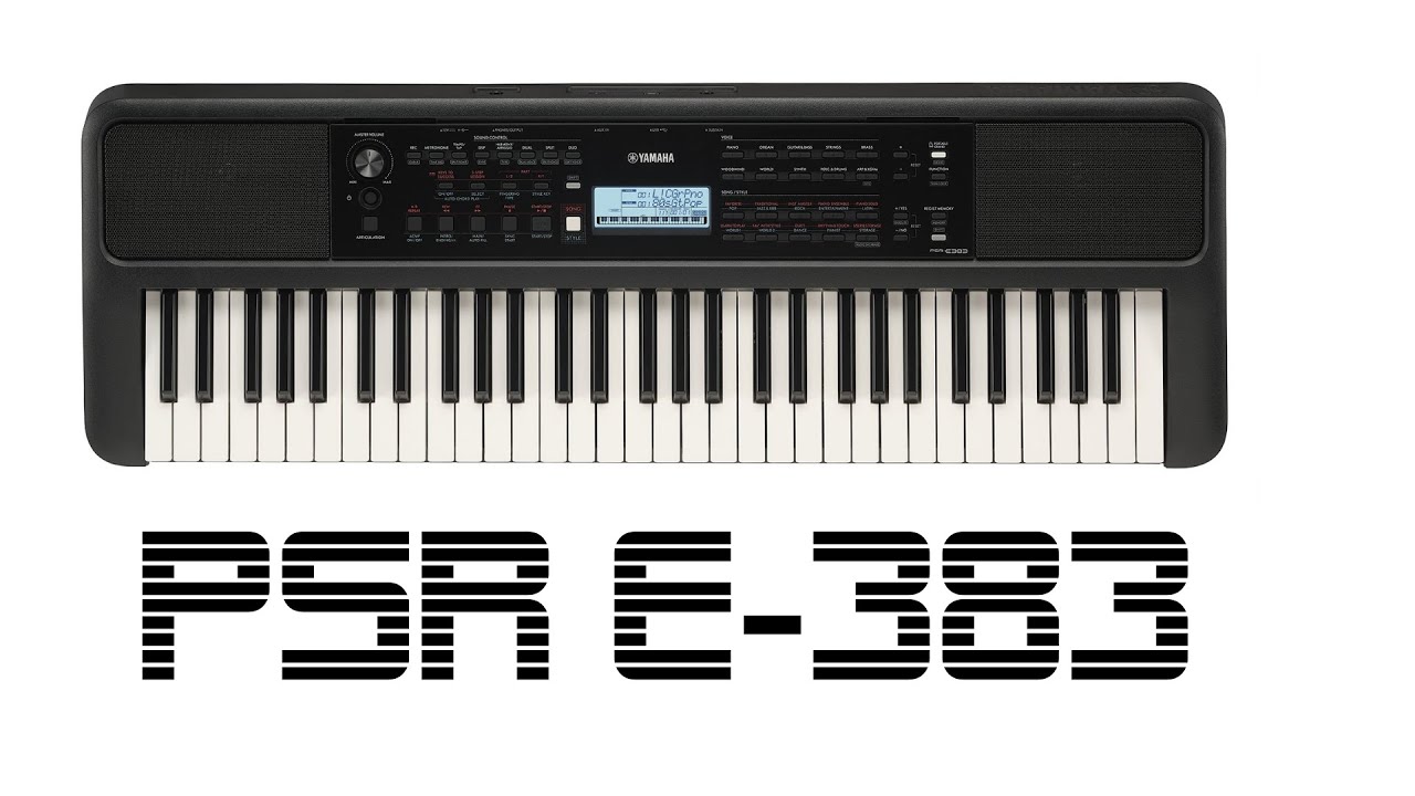 yamaha psr e383 | just launched | full details - YouTube