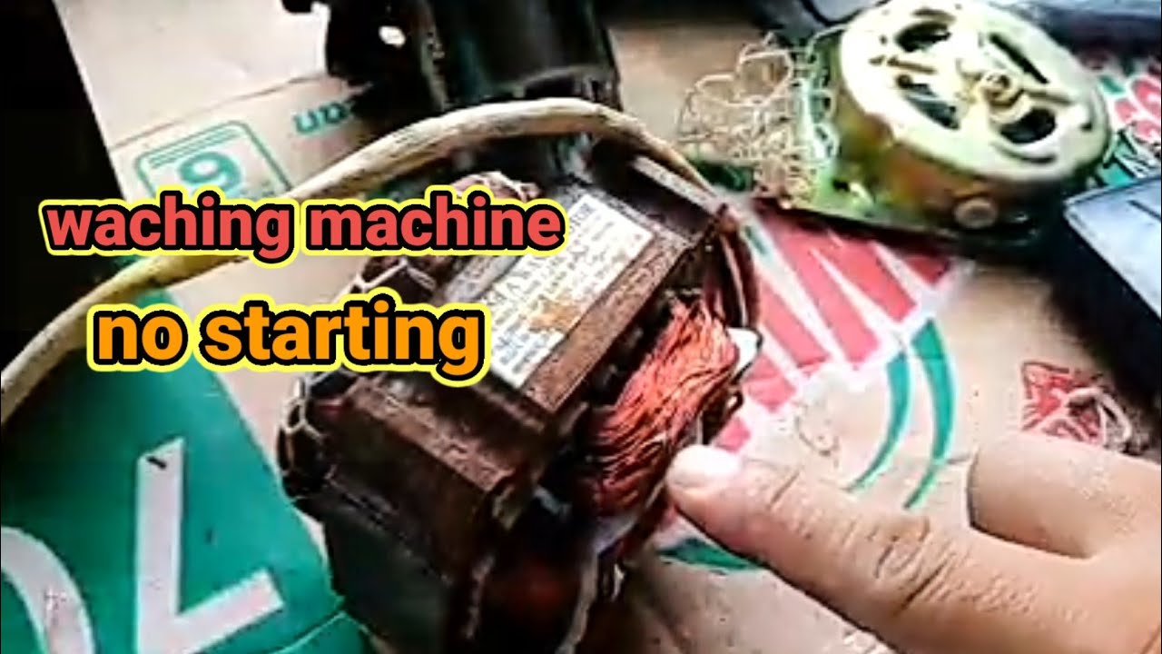 washing machine..no starting .camel brand. - YouTube