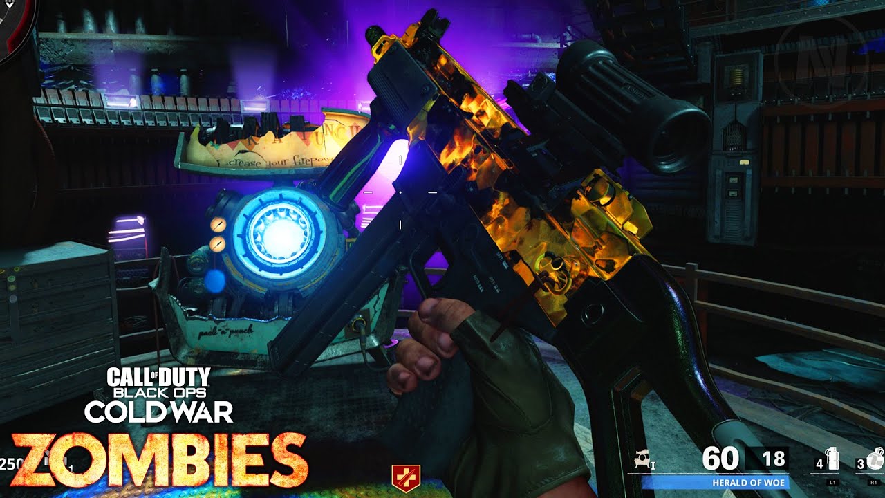 KSP 45 Pack-a-Punched "Herald of Woe" Gameplay (Call of Duty Black Ops ...