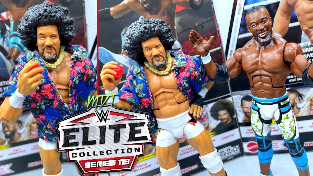 WWE ELITE 113 CARLITO & KOFI KINGSTON FIGURE REVIEW! - YouTube