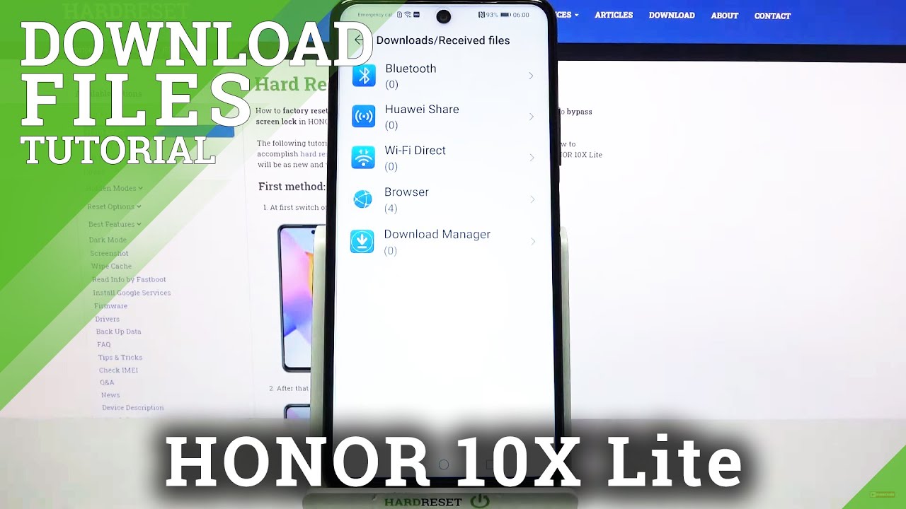 How to Find Downloaded Files in HONOR 10X Lite – Find Downloads - YouTube