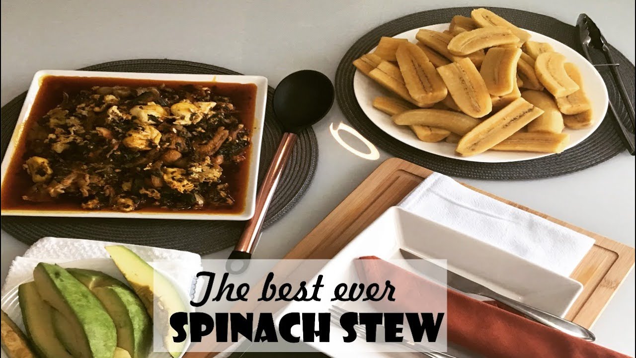 HOW TO MAKE A TASTY SPINACH / GHANA NKONTOMIRE STEW - YouTube