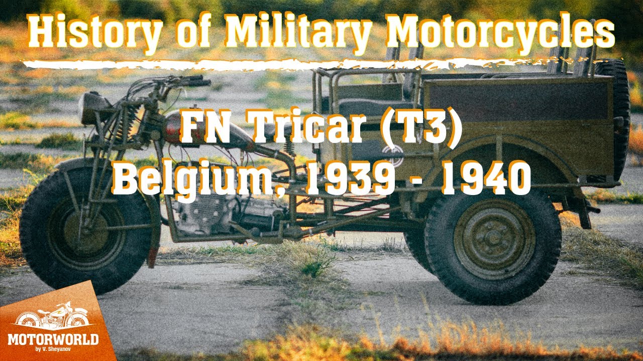 FN Tricar | 1939, Belgium and Indian 841 | 1941, USA. Test-drive. - YouTube