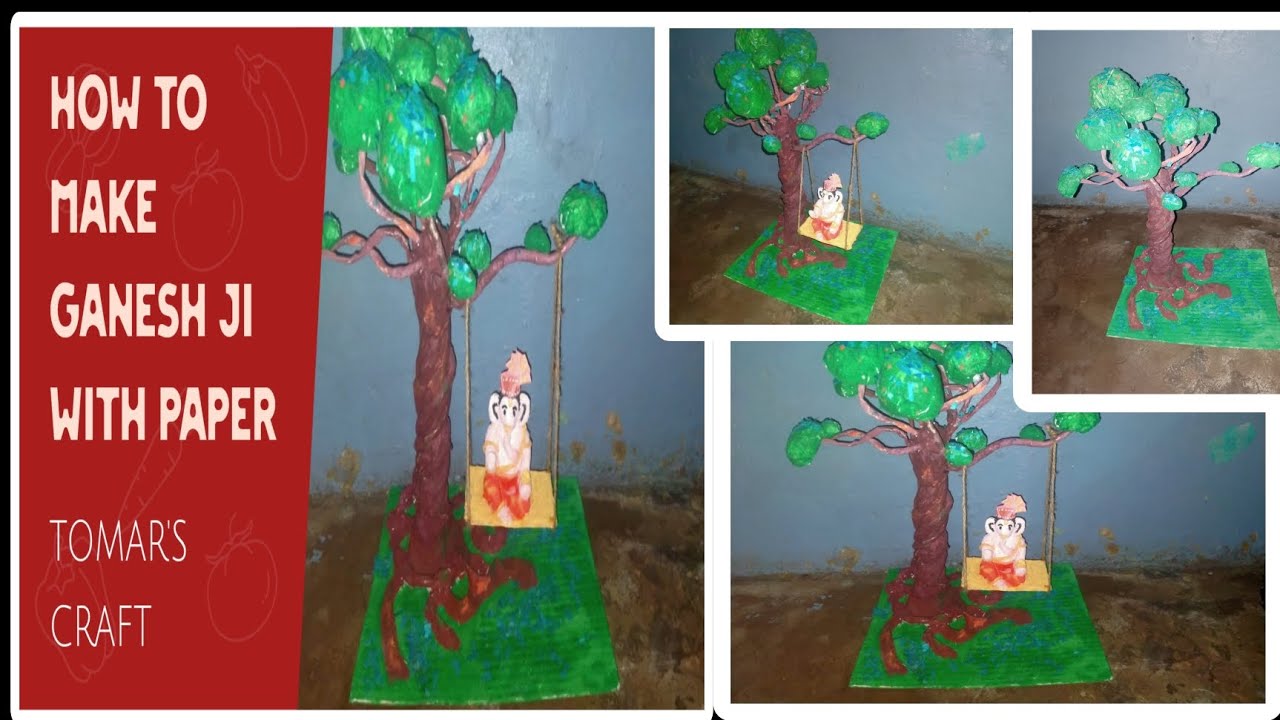 How to make easy Ganesh Ji with paper part 2 | special for Ganesh ...