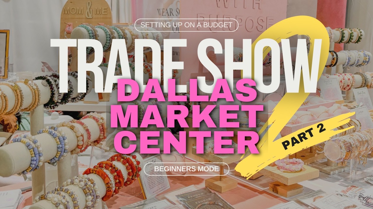 How to set up at a Trade show Market on a BUDGET (Set up Dallas Market ...
